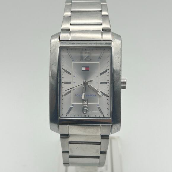 Tommy Hilfiger | Accessories | Tommy Hilfiger Silver Tone Mens Classic ...